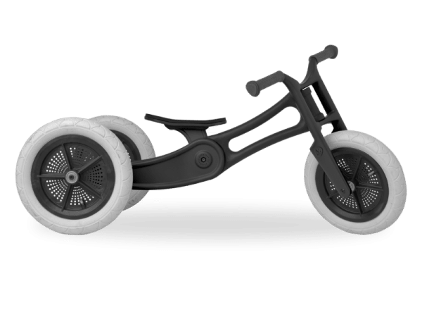 Wishbone Loopfiets en Driewieler 3in1 - gerecycled plastic - zwart ⋆ ...
